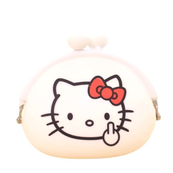 Hello Kitty | Bags | Hello Kitty Silicon Coin Pursenwt | Poshmark